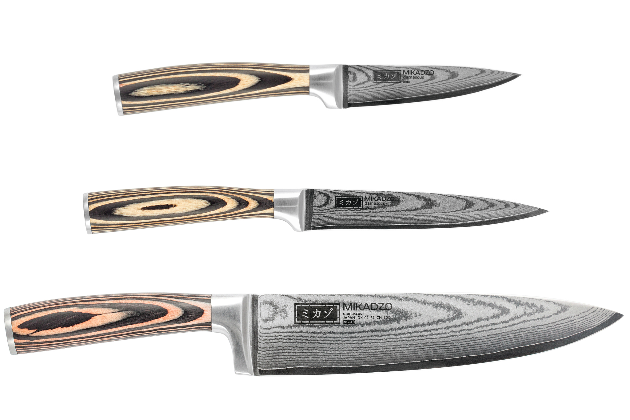 Купить кухонные ножи Mikadzo Damascus